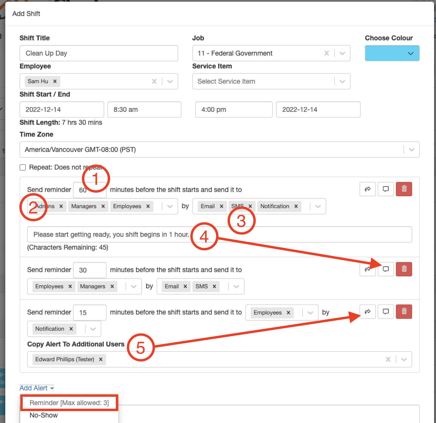 Schedule Notifications - Remind Users of Upcoming Shifts – VeriClock