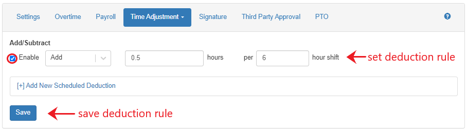 Automatic & Scheduled Deductions – VeriClock