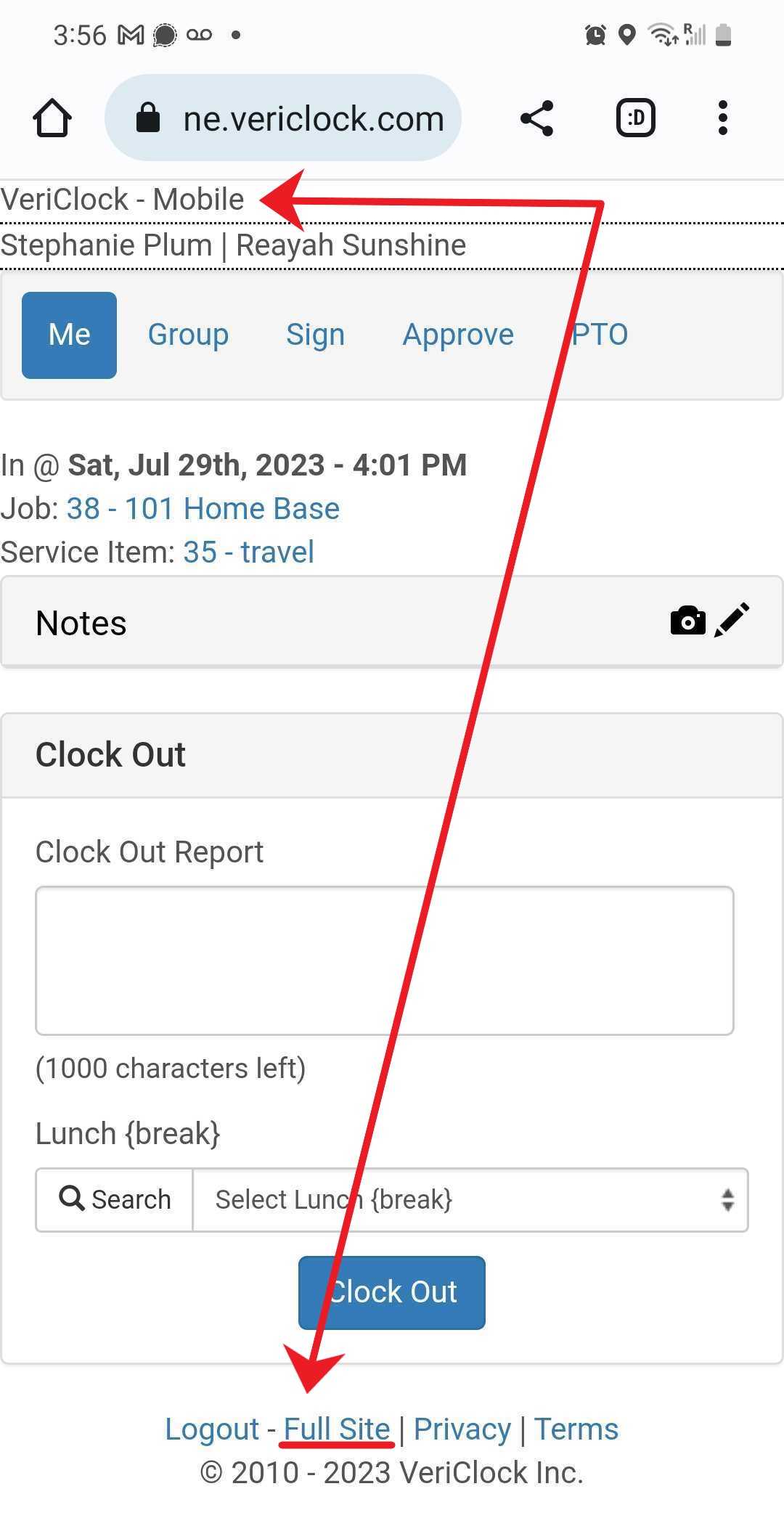Kiosk Style Clock In - For Web Browsers – VeriClock