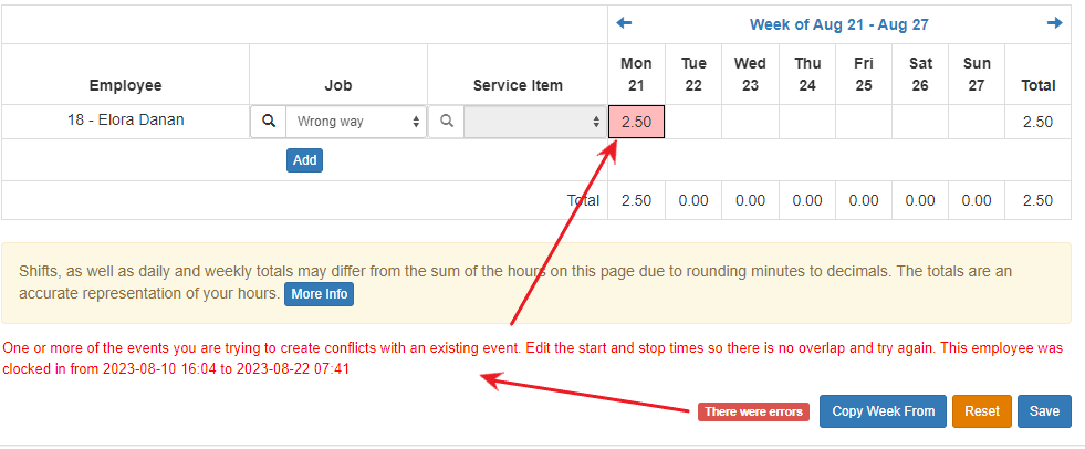 Manually Add Clock Events from the Web Browser - For Employees – VeriClock