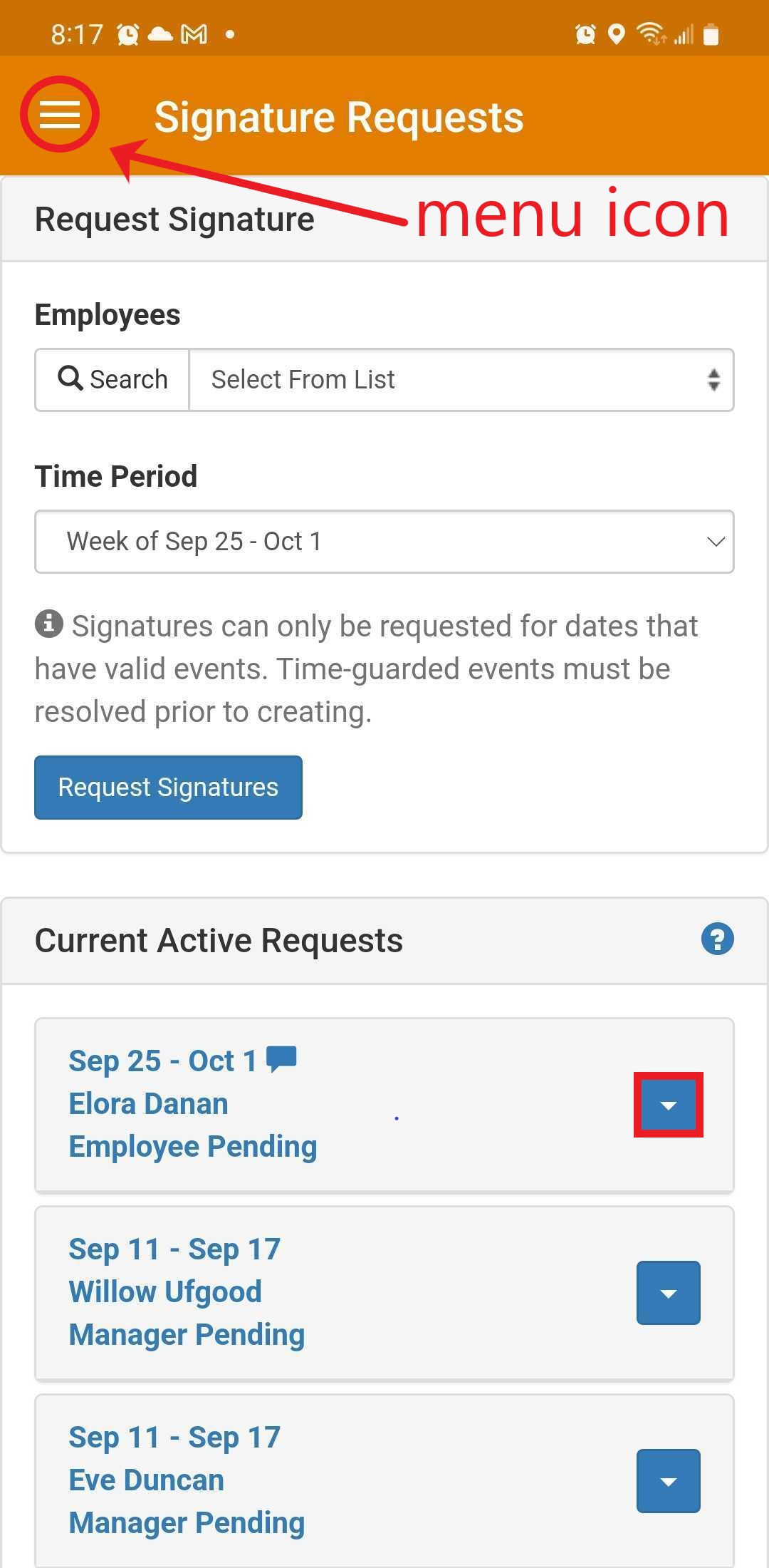 Sign Employee Timesheets - For Managers and Admin – VeriClock