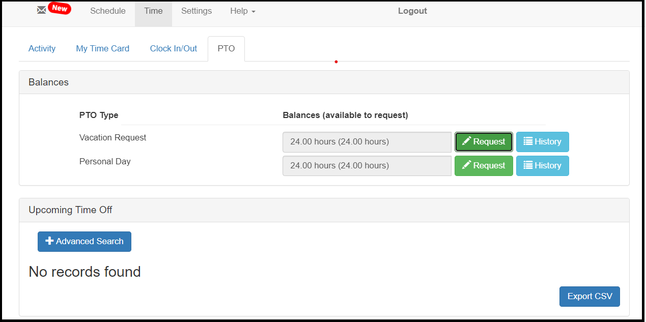 How To Request PTO From Web Browser - for Employees – VeriClock