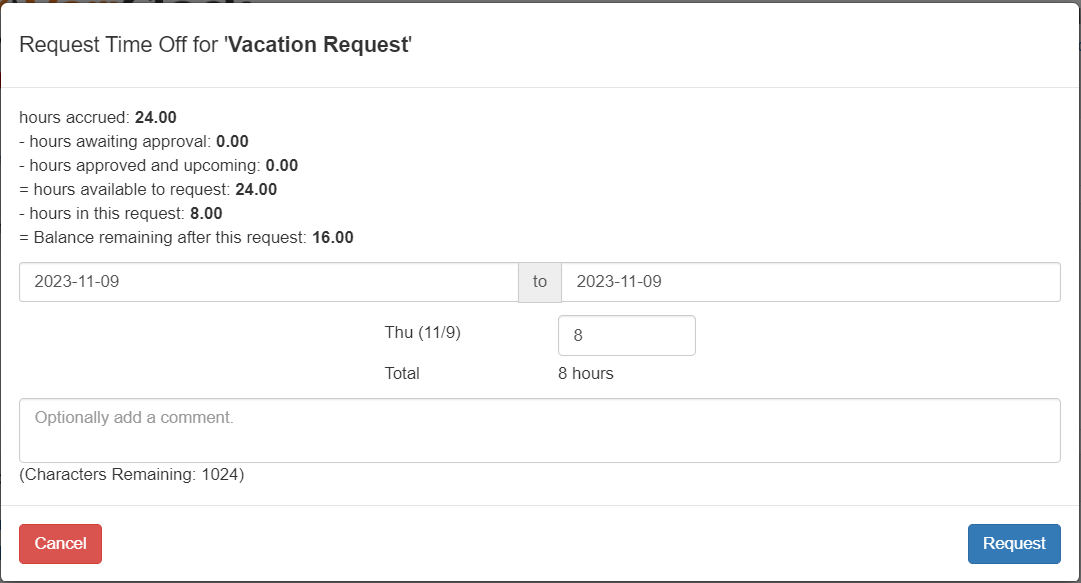How To Request PTO From Web Browser - for Employees – VeriClock