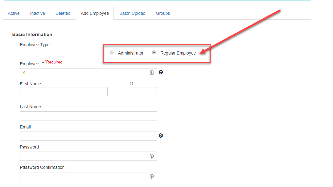Adding Employees – VeriClock
