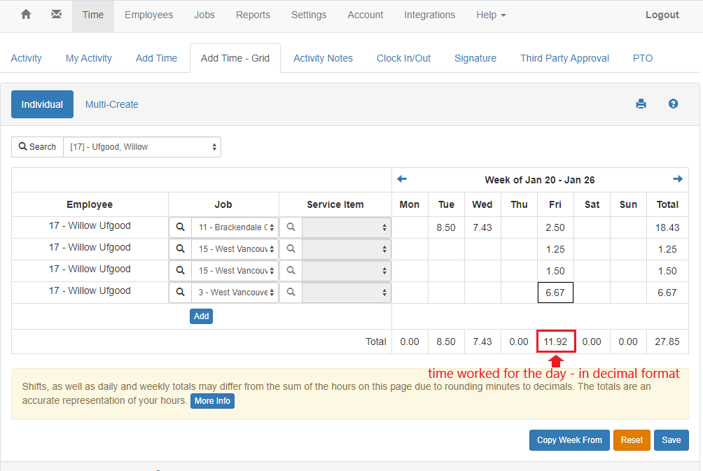 How to Clock out an employee in the future – VeriClock
