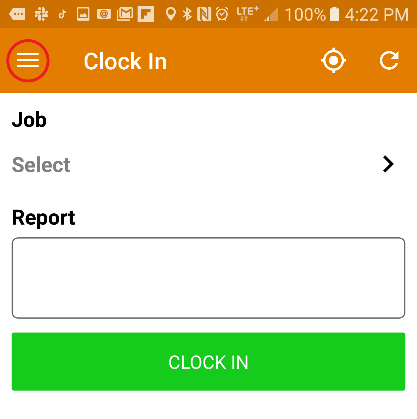 View your clock in/out events from the app – VeriClock