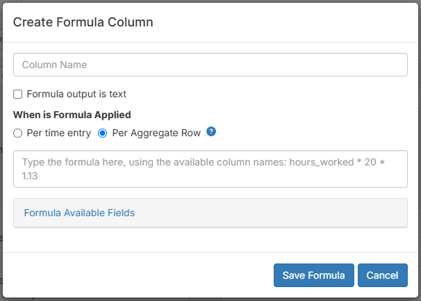 Report Formulas Simplified – VeriClock