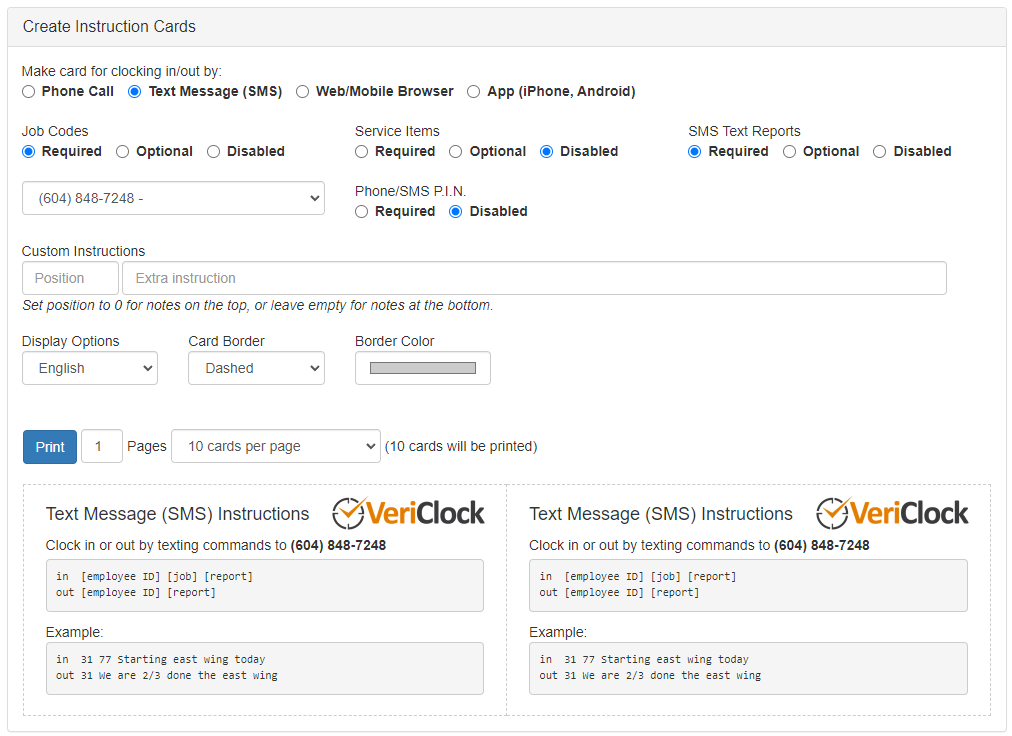 Clock In Options with VeriClock – VeriClock