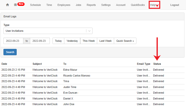 Send Welcome Email to Employees Using Bulk Upload – VeriClock